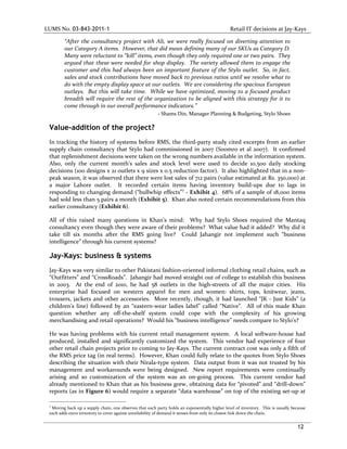 Lums leveraging the stylo shoes experience | PDF