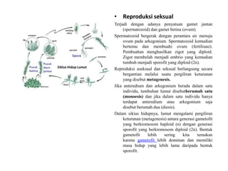 Lumut bryophyta | PPTX
