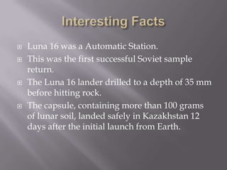 Luna 16 | PPT
