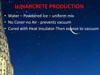 Lunarcrete | PPTX