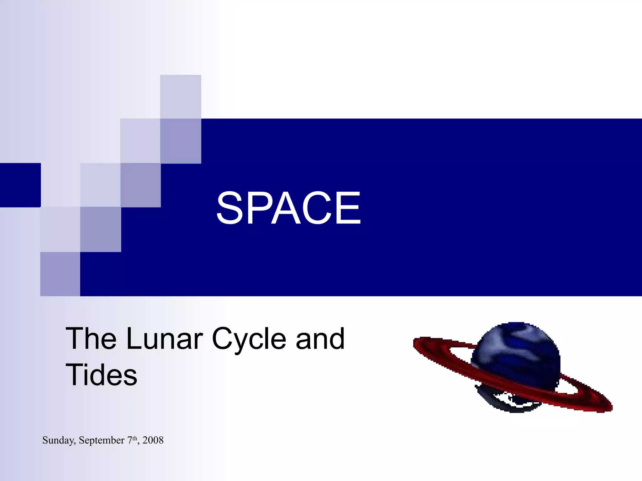 Lunar cycle and tides | PPT | Science
