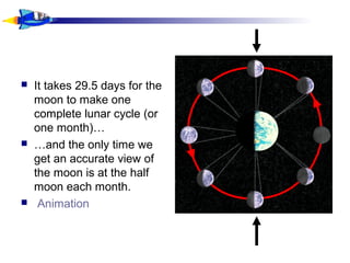 Lunar cycle and tides | PPT | Science