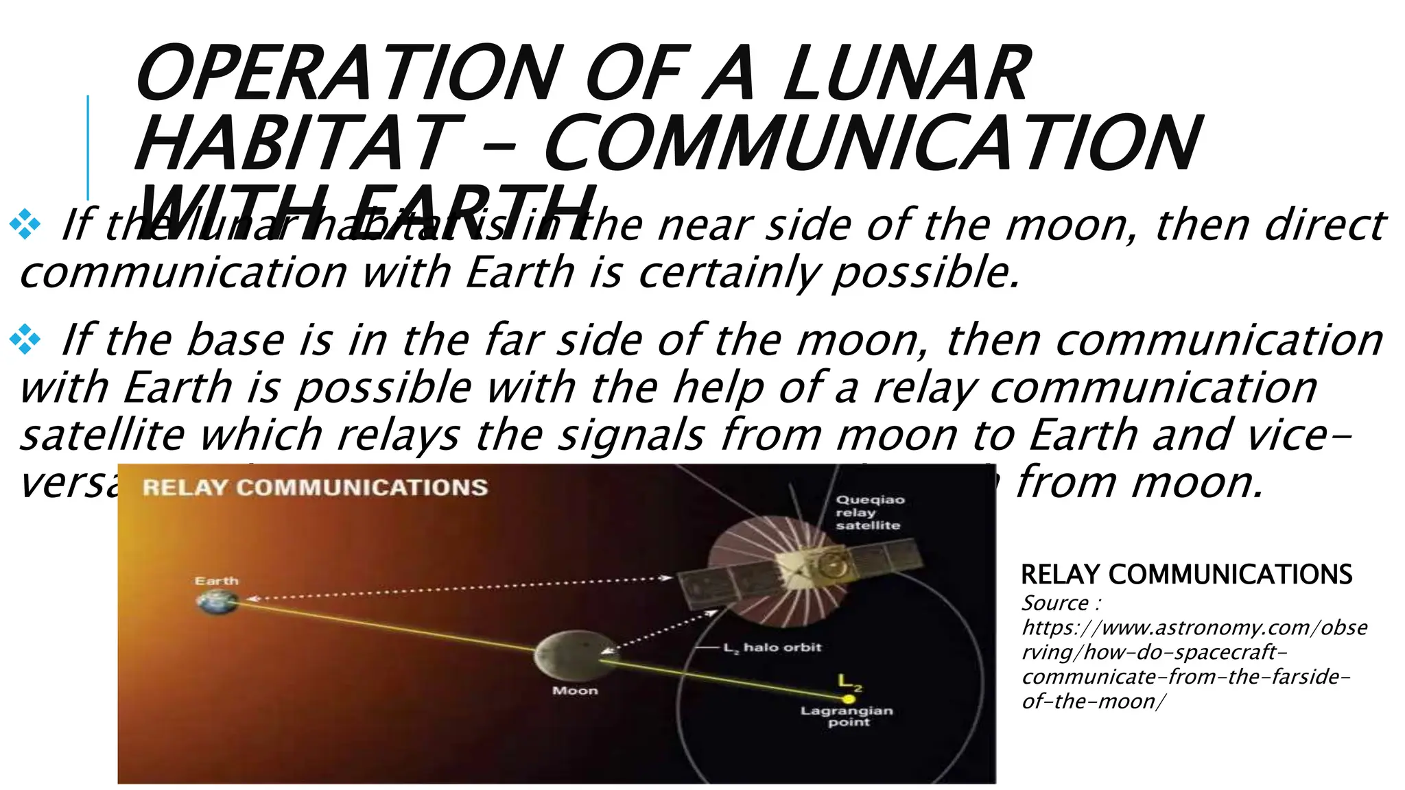 Lunar Habitation PPTX (Anyone can use it without permission) | PPTX