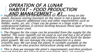 Lunar Habitation PPTX (Anyone can use it without permission) | PPTX
