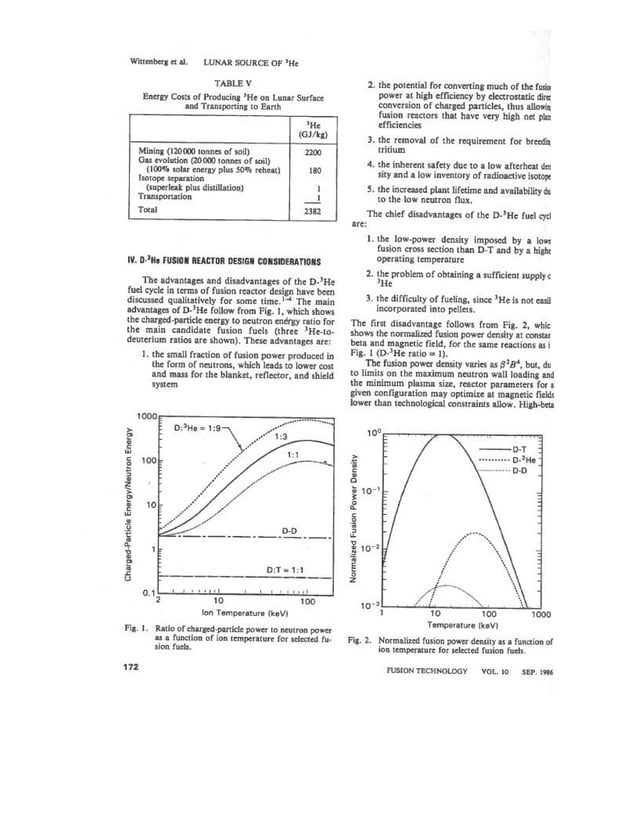 Lunar Mining of Helium-3 for Fusion Reactors | DOC