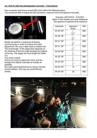 The determination of the distance to the moon by means of the parallax ...