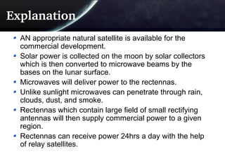 Lunar solar power system | PPT