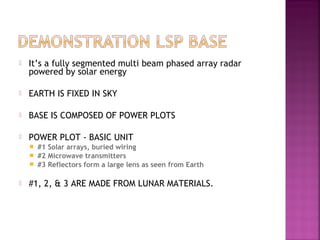 Lunar solar power system | PPT