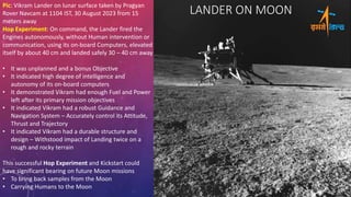 Lunar Views – Potential Landing Sites - Compiled by Sanjoy Sanyal | PPTX
