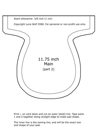 Lunawolfpadpatternsupdated | PDF