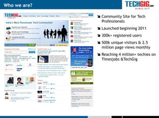 Tech gig presentation - pmi | PPTX