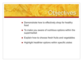 Navigating the Supermarket | PPTX