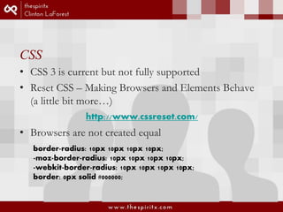 Back to the Basics - 2 - HTML & CSS | PPT