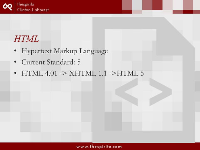 Back to the Basics - 2 - HTML & CSS | PPT