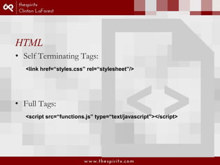 Back to the Basics - 2 - HTML & CSS | PPT