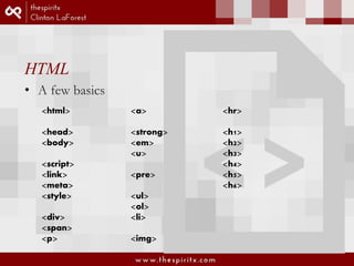 Back to the Basics - 2 - HTML & CSS | PPT