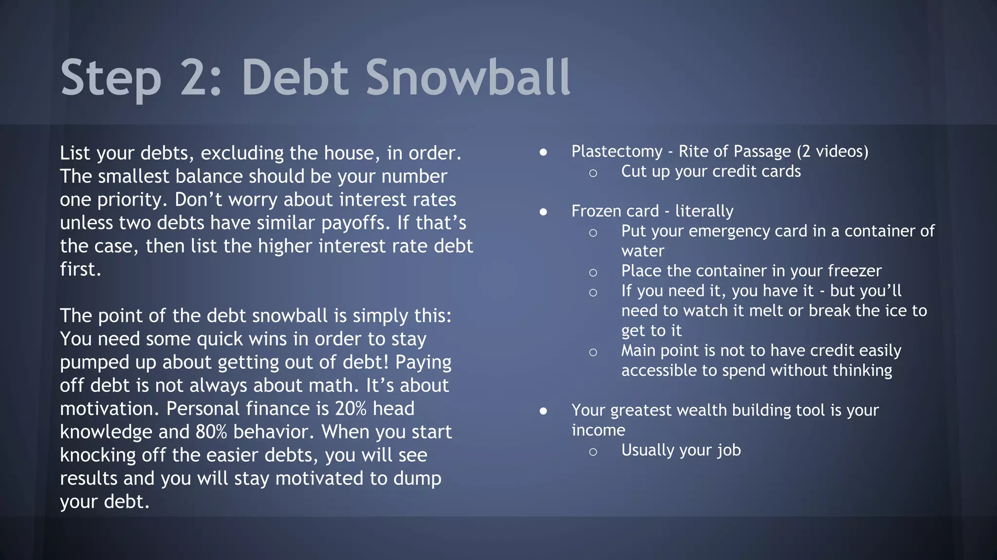 7 Baby Steps to Financial Freedom - Dave Ramsey | PPTX