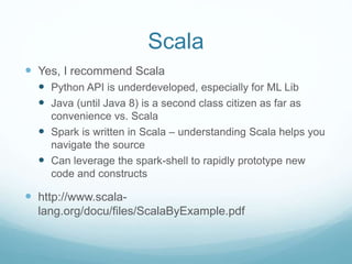 Frustration-Reduced Spark: DataFrames and the Spark Time-Series Library | PPTX | Databases ...