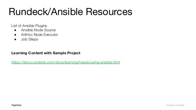 Lunch And Learn Getting Started With Rundeck And Ansible Ppt