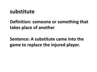 Lunch lady vocabulary lesson | PPTX