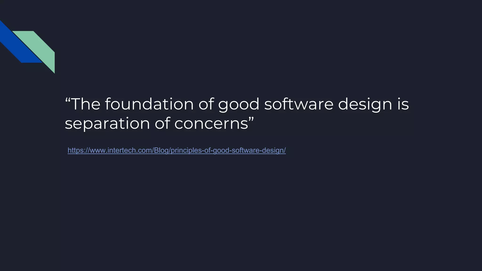 Use Design Principle to Improve code quality | PPTX