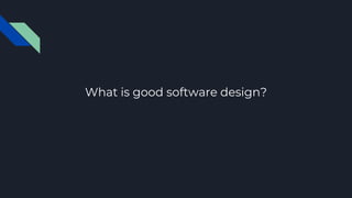 Use Design Principle to Improve code quality | PPTX