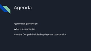 Use Design Principle to Improve code quality | PPTX