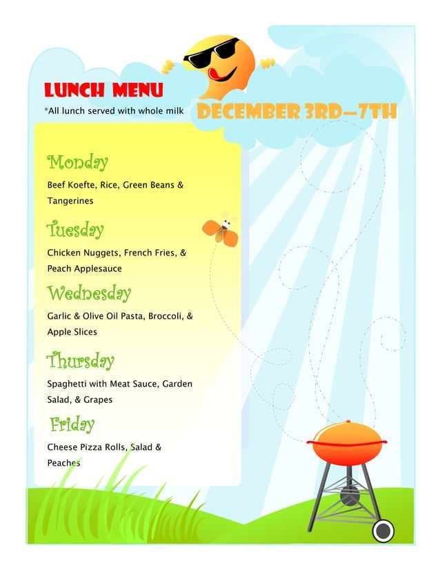 Lunch menu | PDF