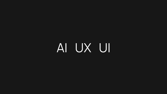 Integrating Artificial Intelligence (AI) with User Experience(UX)/User Interface(UI) Design | PPTX