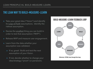 "Lunch 'n Learn" Deck on "The Lean Startup" | PDF
