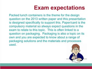 Lunch packaging - Exam prep | PPT