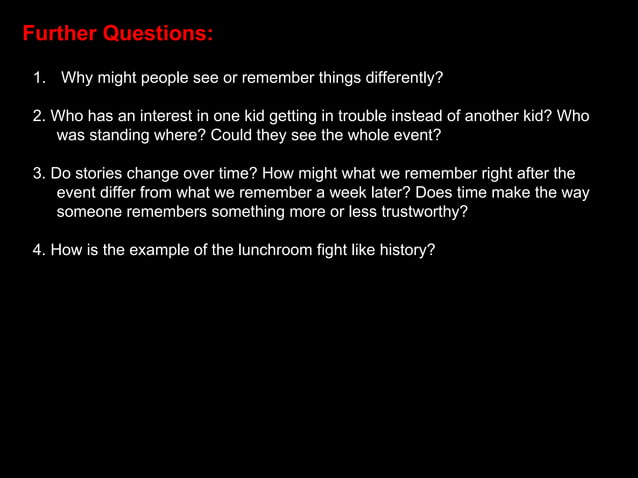 Lunchroom fight | PPT | Science