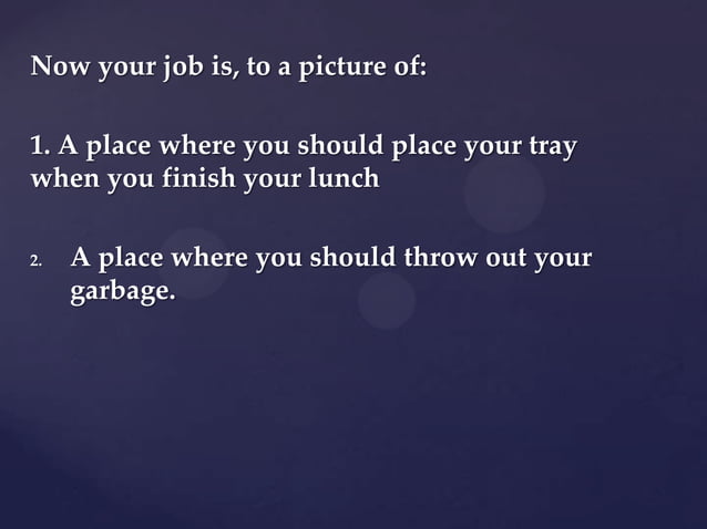 Lunch time expectations3 | PPT