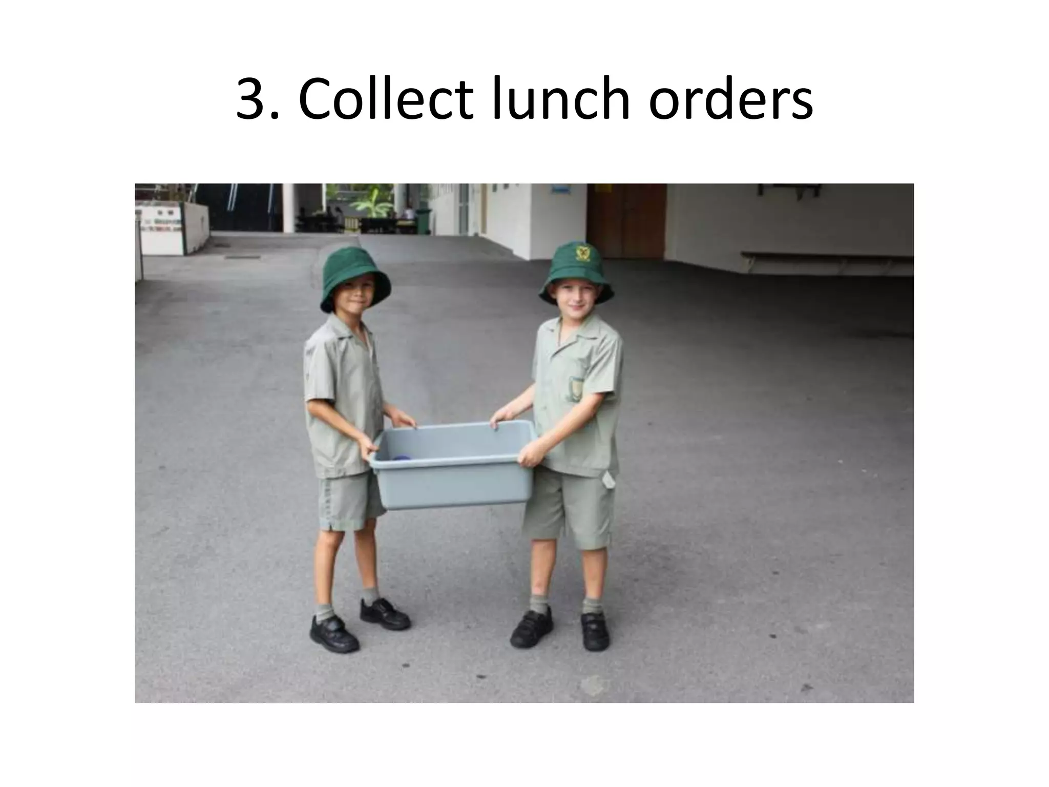 Lunch time procedures presentation y2 | PPTX
