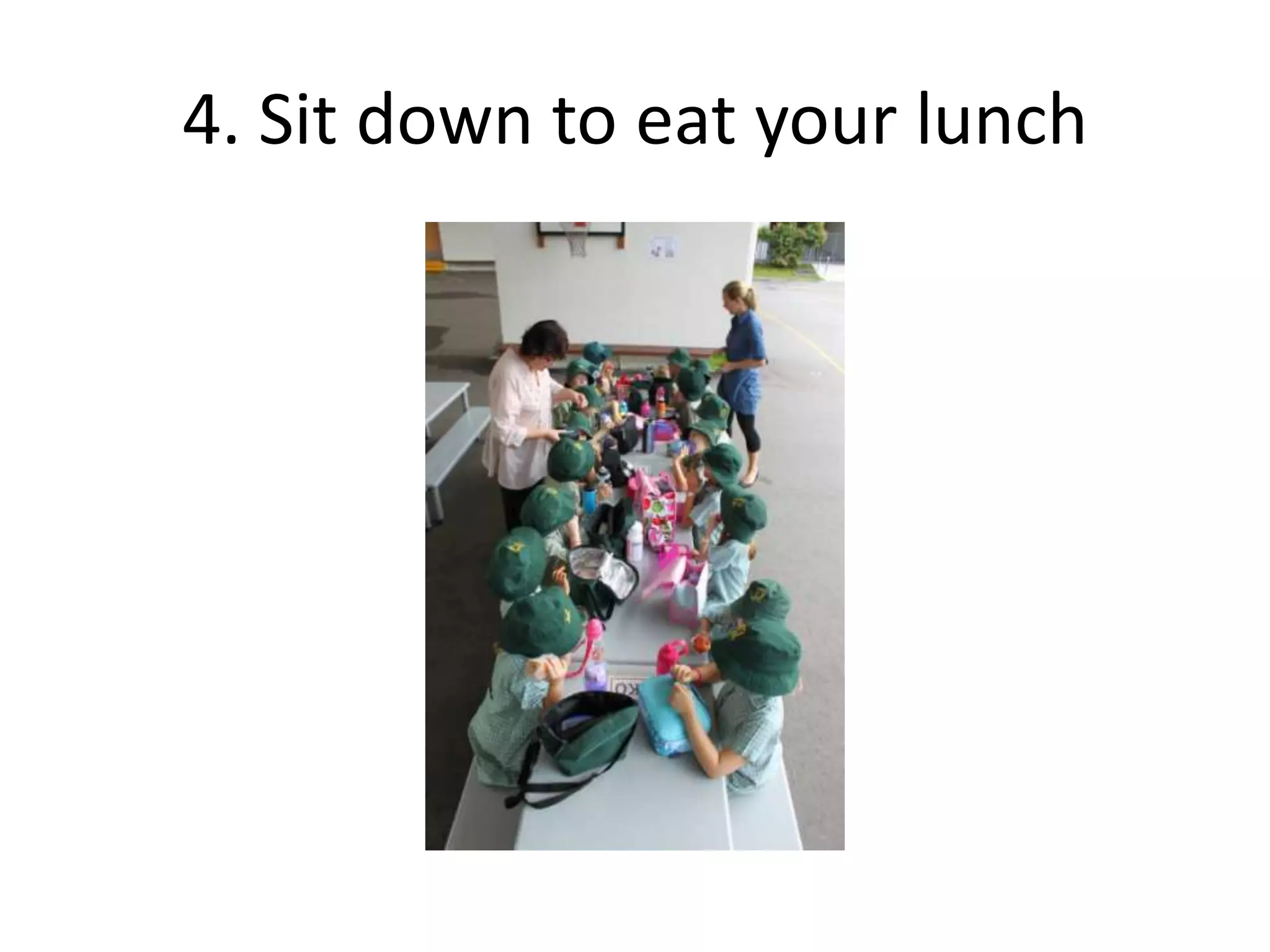Lunch time procedures presentation y2 | PPTX