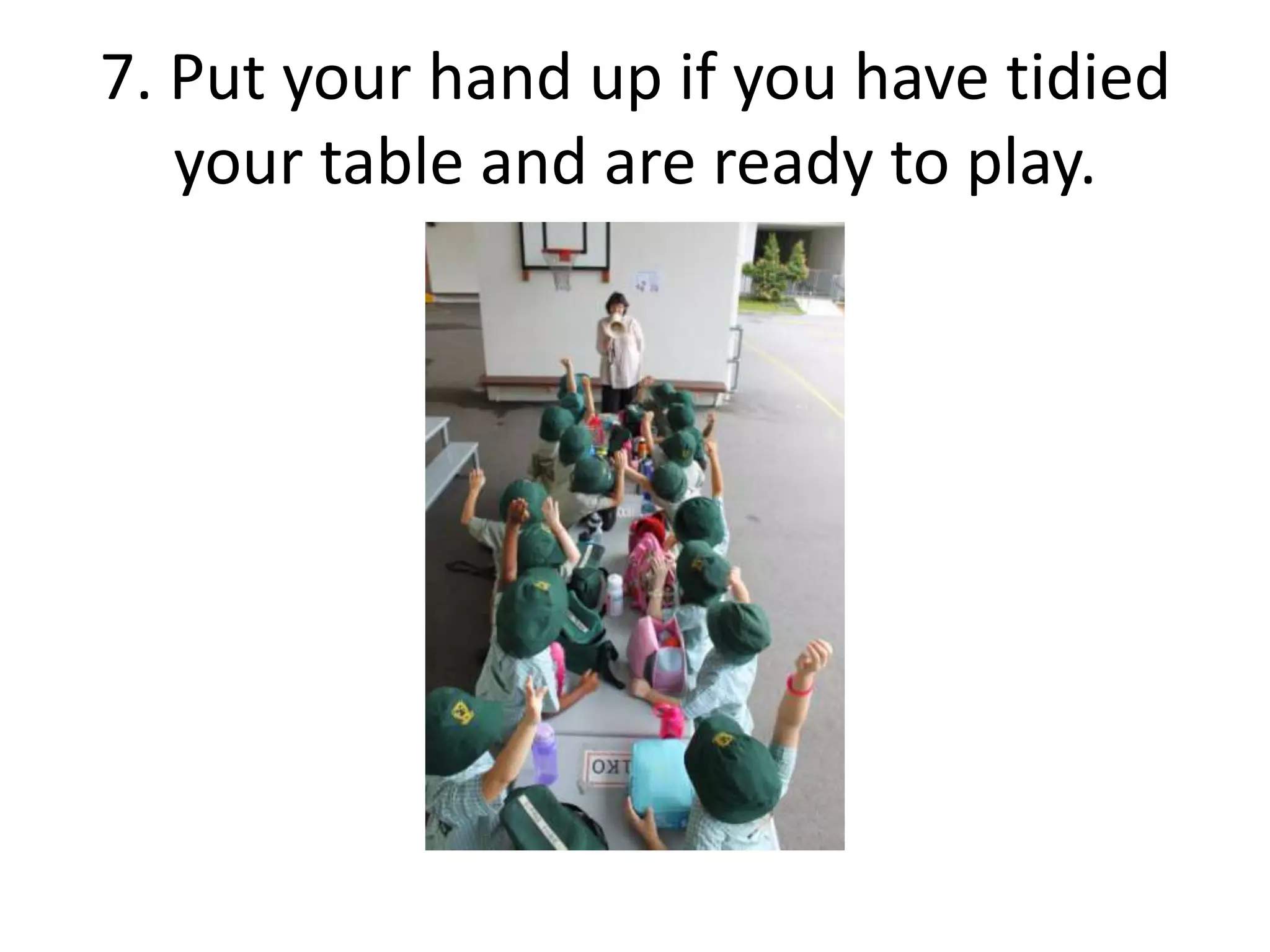 Lunch time procedures presentation y2 | PPTX
