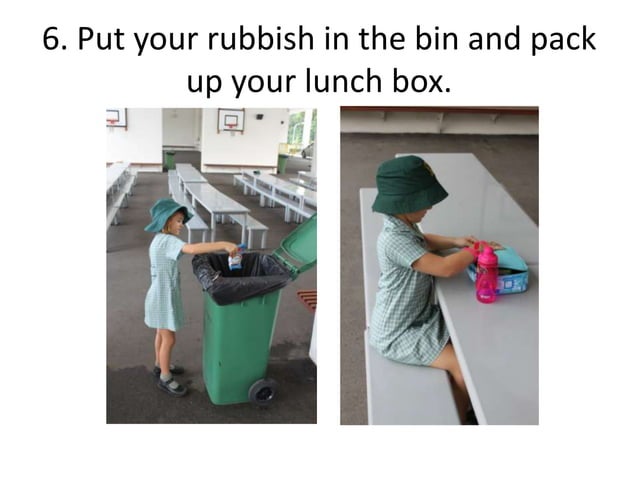 Lunch time procedures presentation y2 | PPT