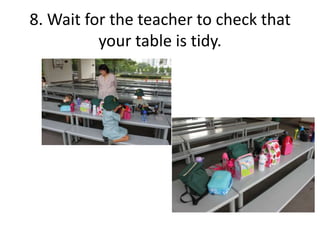 Lunch time procedures presentation y2 | PPT