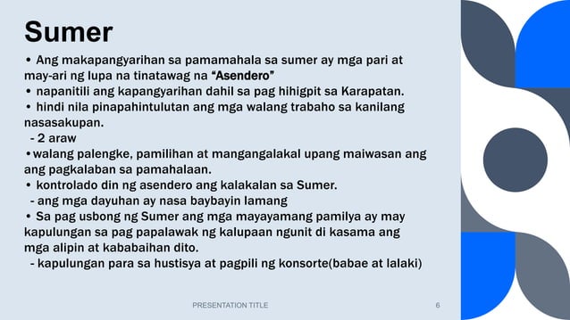 Araling Panlipunan 7: Lundayan ng Kabihasnan | PPTX