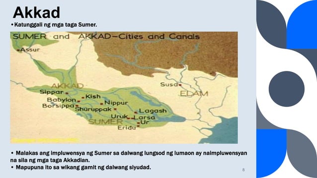 Araling Panlipunan 7: Lundayan ng Kabihasnan | PPTX