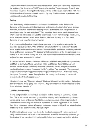 Gurrumul, The Documentary All Australians Must See | PDF