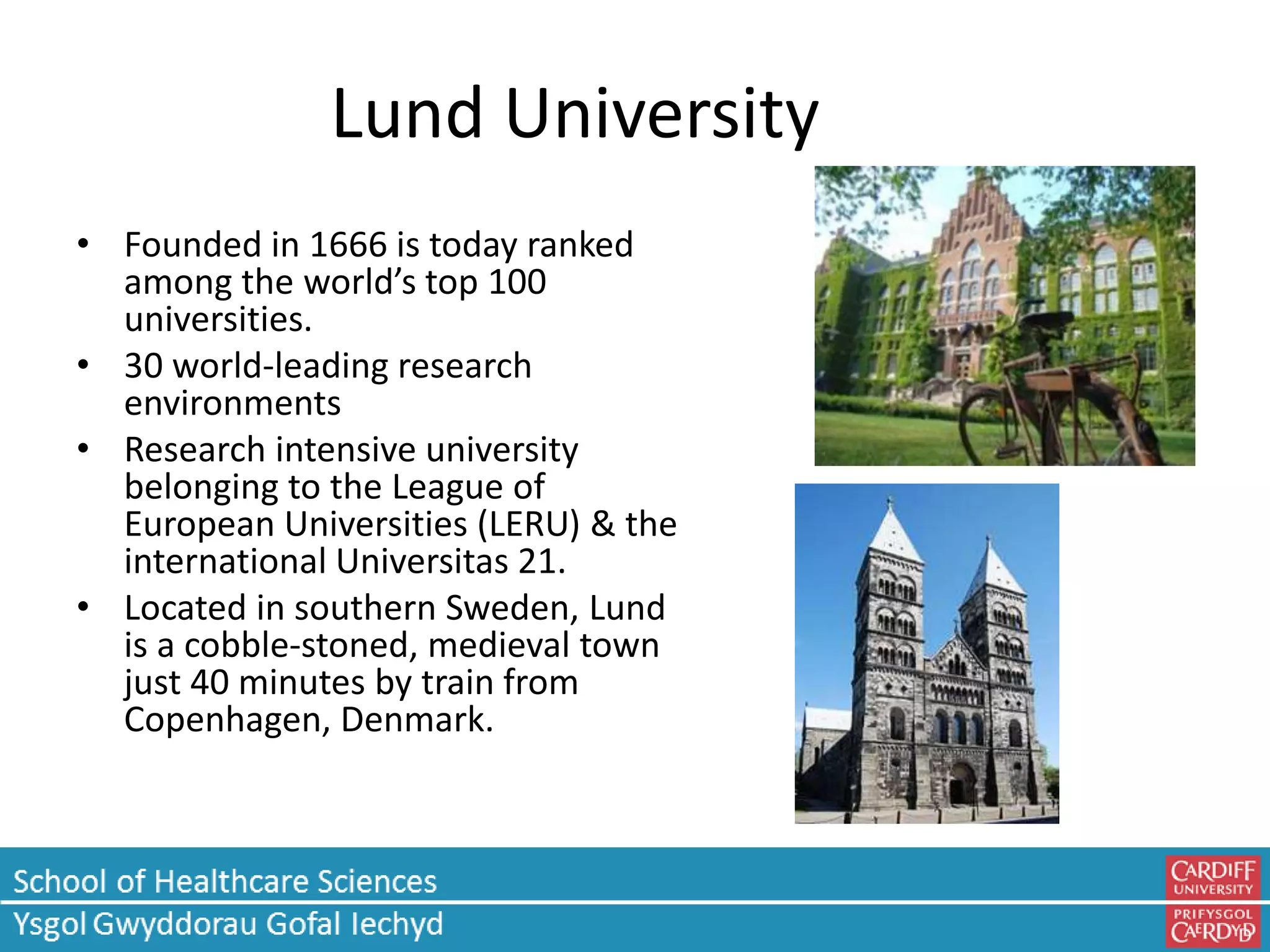Lund University Sweden | PPT
