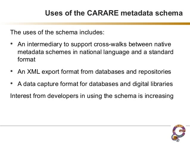 Connecting archaeology and architecture data: updating the CARARE ...