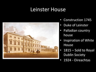 HBIM Leinster House, Laser Scan Survey Modelling and Conservation ...