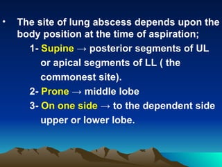 Lung Abscess | PPT | Lung and Respiratory Health | Diseases and Conditions
