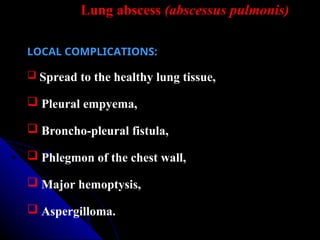 lung-abscess. Dr ibrahimi md pulmonologist.ppt