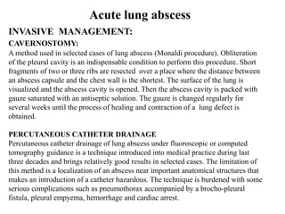 lung-abscess | PPTX