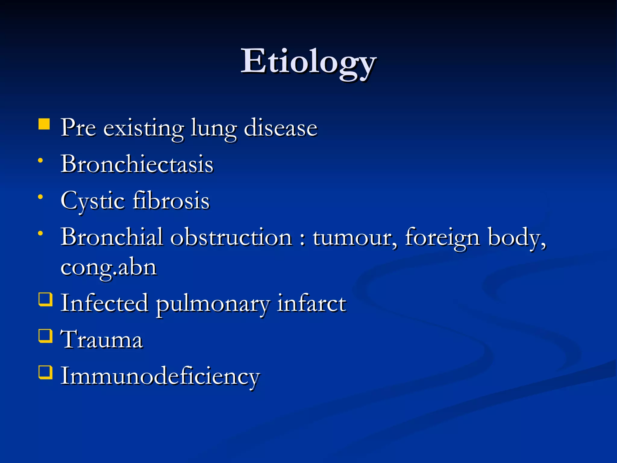 Lung abscess | PPT