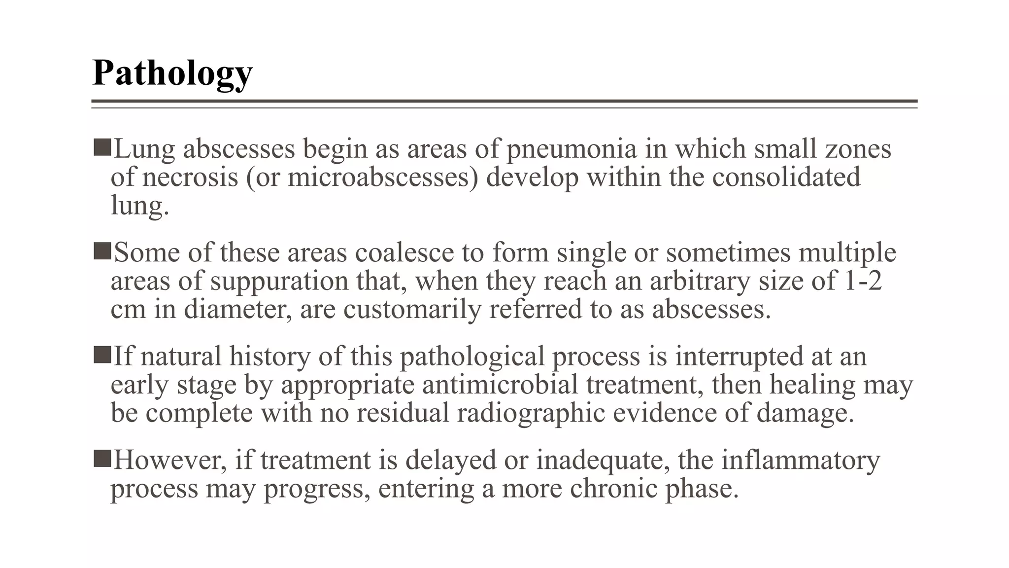 Lung abscess | PPTX
