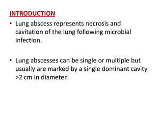 Lung abscess | PPT